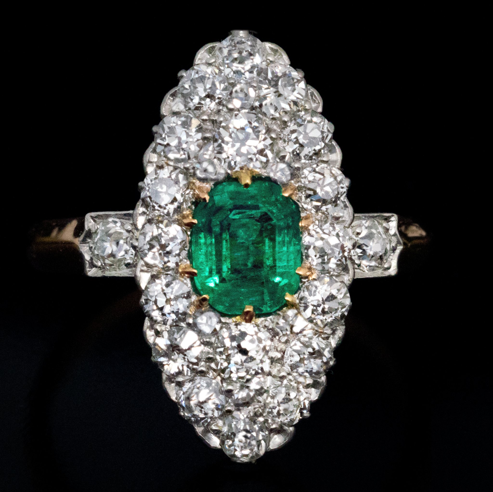 Emerald Engagement Rings - Antique Jewelry | Vintage Rings | Faberge ...